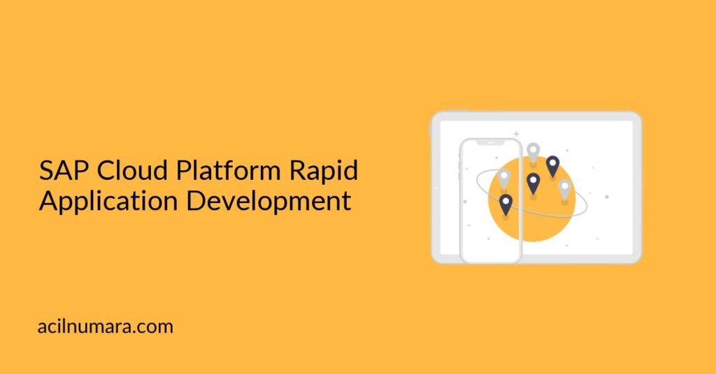 SAP Cloud Platform Rapid Application Development - acilnumara